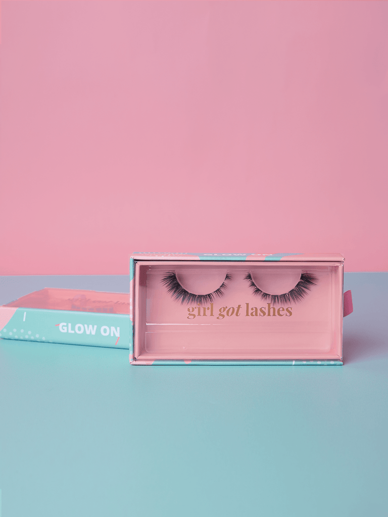 Glow On – voluminöse C‑Curl Mini Box Wimpern 8‑14 mm für Cat‑Eye Look ...